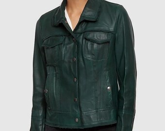 Green Racer Jacket - Etsy