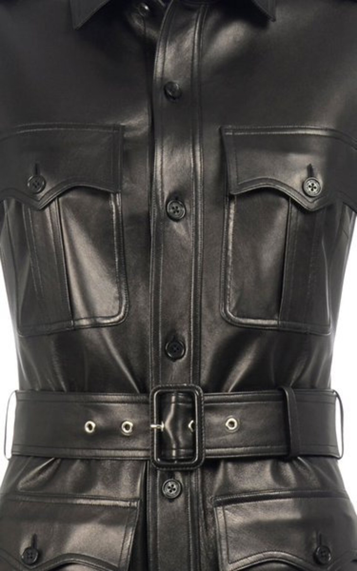 Handmade Women's Lamb Skin Leather Celebrity Dress / - Etsy