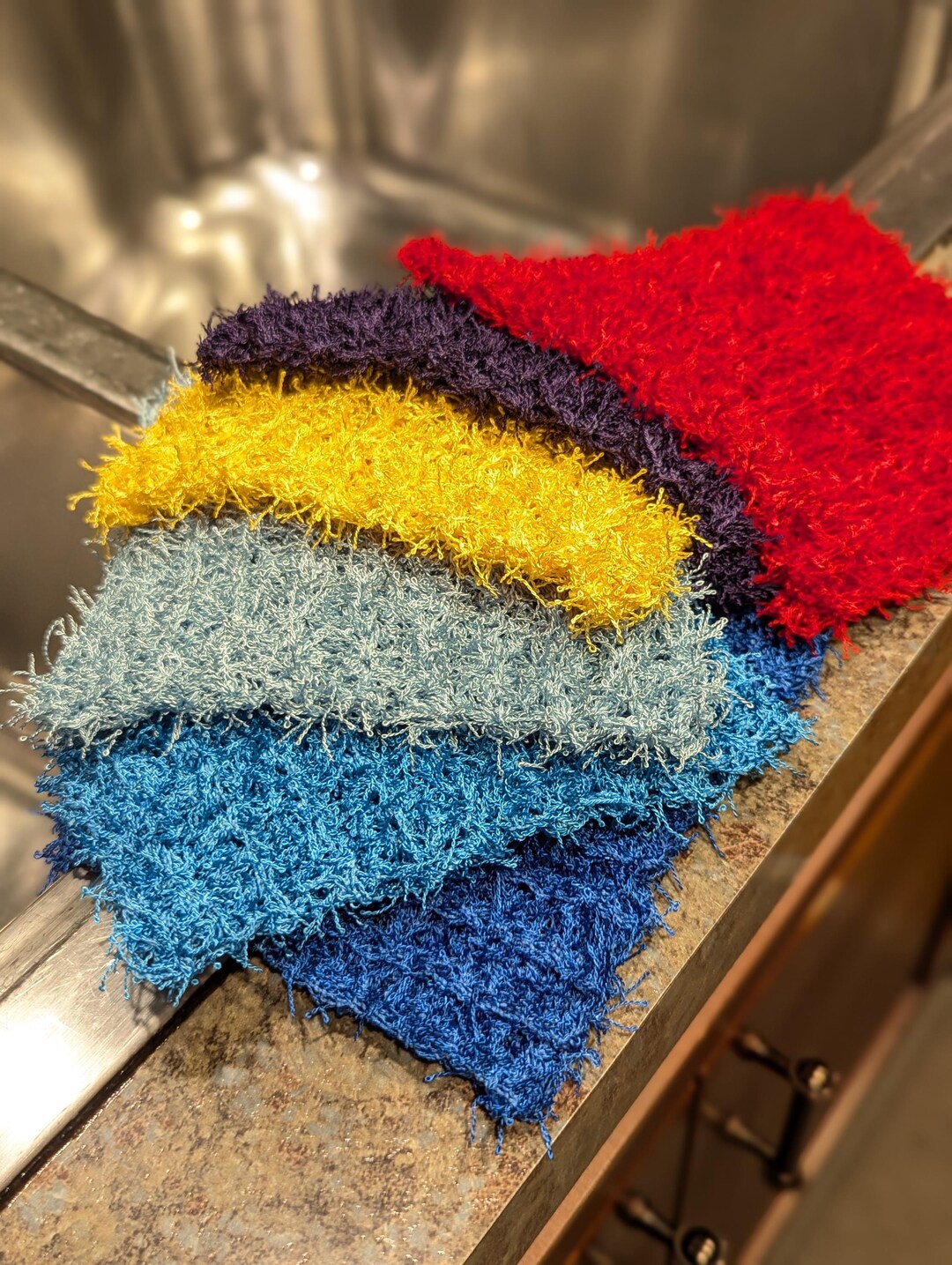 Extra Large Crochet Scrubbie: Non-scratch Dish Cloth - Etsy