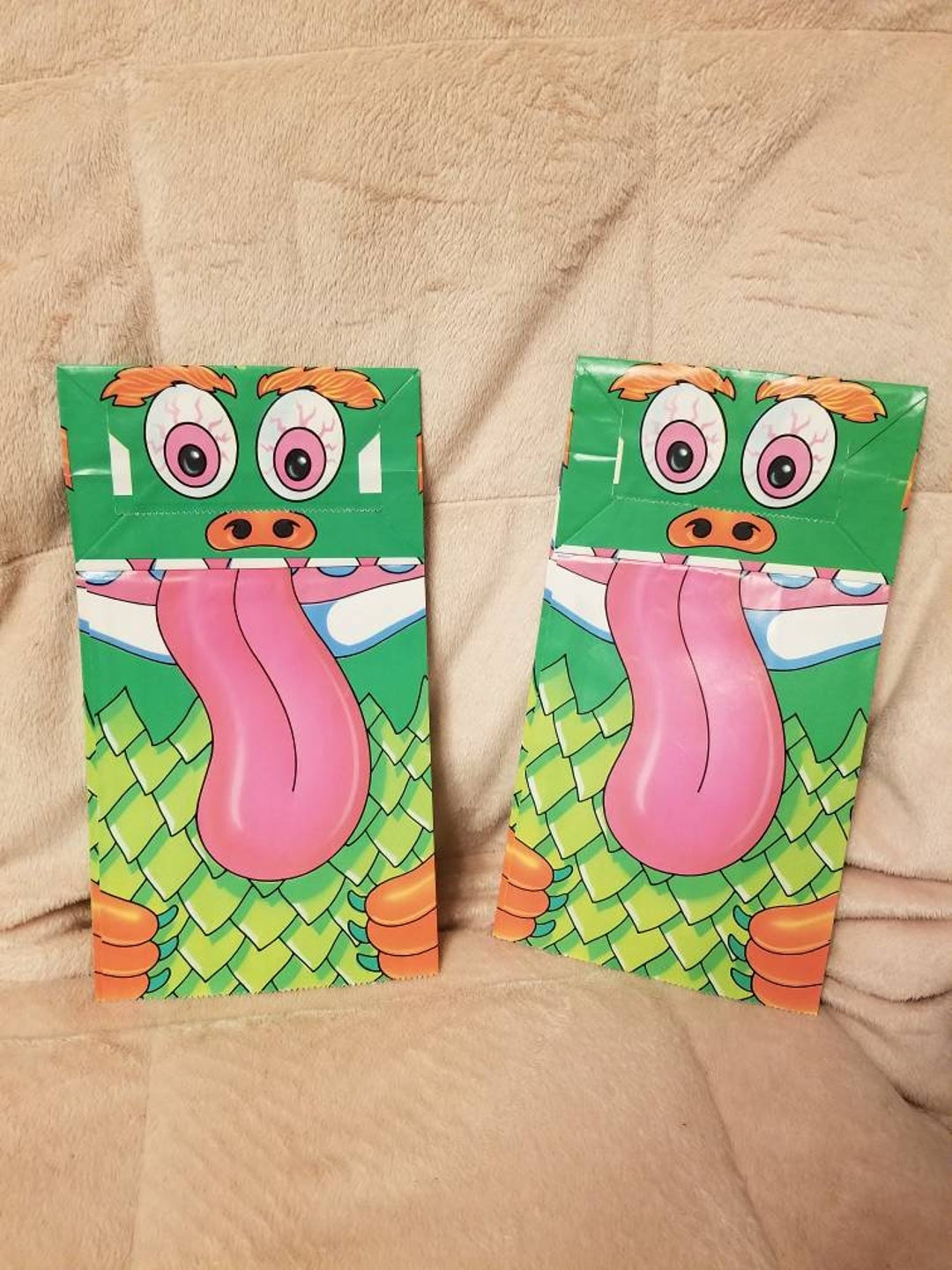 2 Wendy's Kids Meal Puppet Sacks 1991 - Etsy