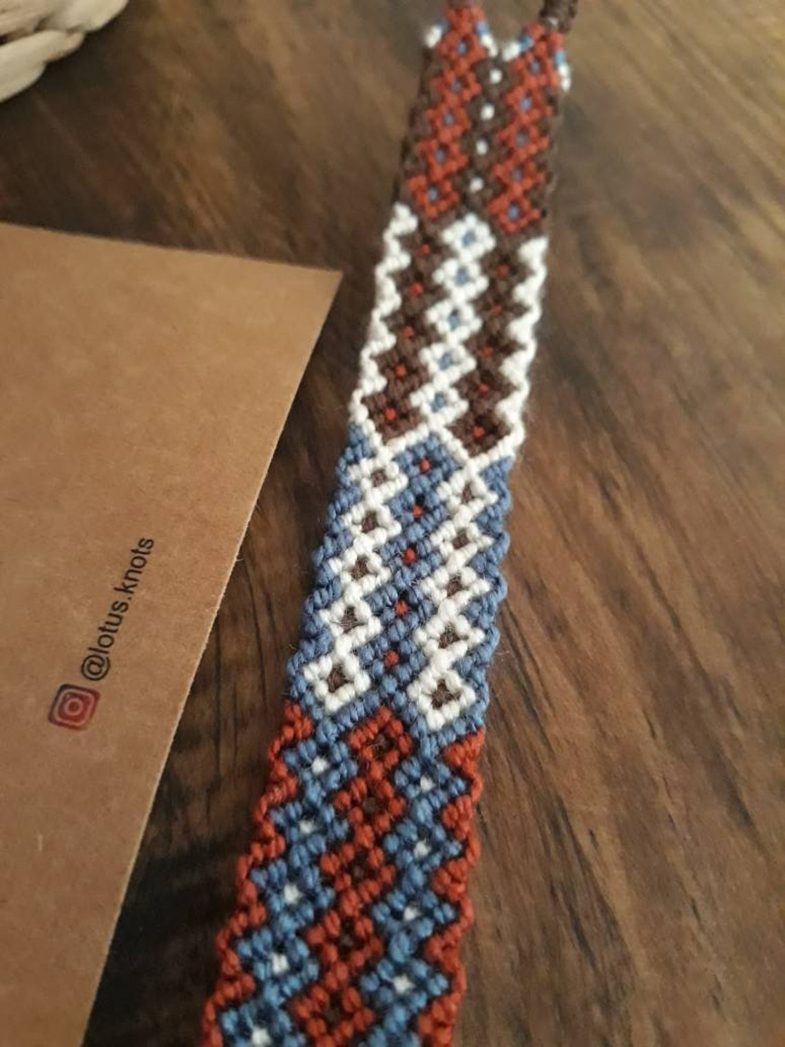 Wide Tribal Friendship Bracelet Woven Handcrafted Boho - Etsy