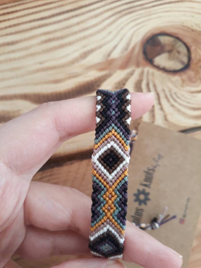 Aztec Friendship Bracelet Women Men String Diamond Bracelet - Etsy