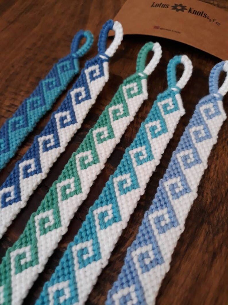 Handcrafted Ocean Waves Bracelet Surfer Friendship Bracelet - Etsy