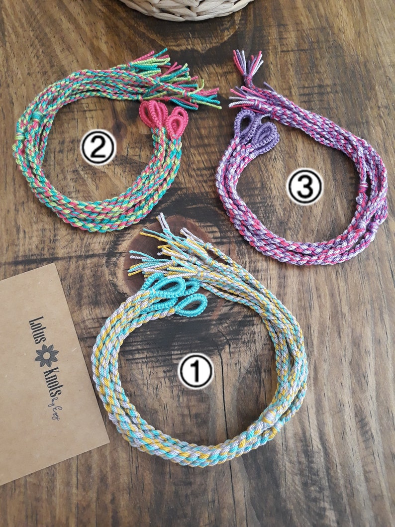 Bulk String Bracelets Woven Thread Boho Jewelry Best Friend - Etsy