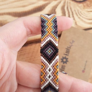 Aztec Friendship Bracelet Women, Men, String Diamond Bracelet Men, Boho ...