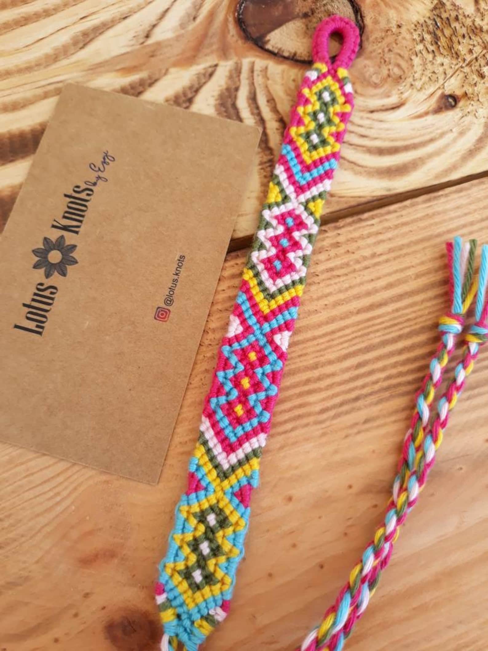 Woven Thread Bracelet for Women or Beach Tribal Anklet; Summer Jewelry ...