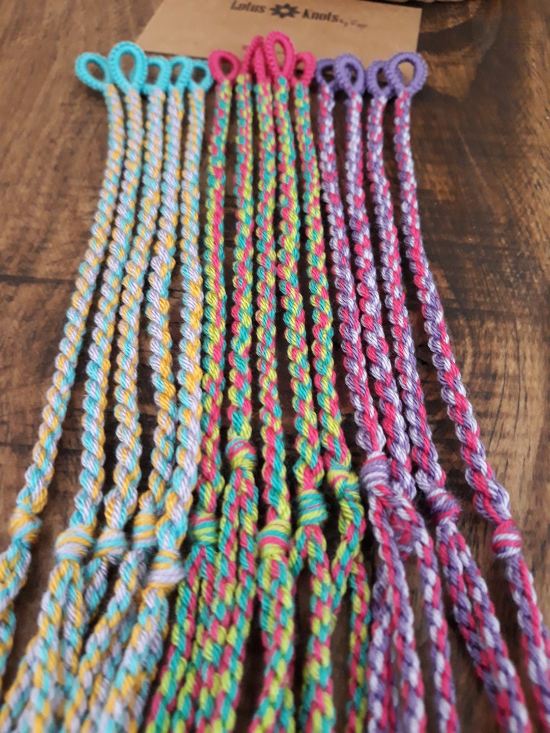 Bulk String Bracelets, Woven Thread Boho Jewelry, Best Friend Gift ...