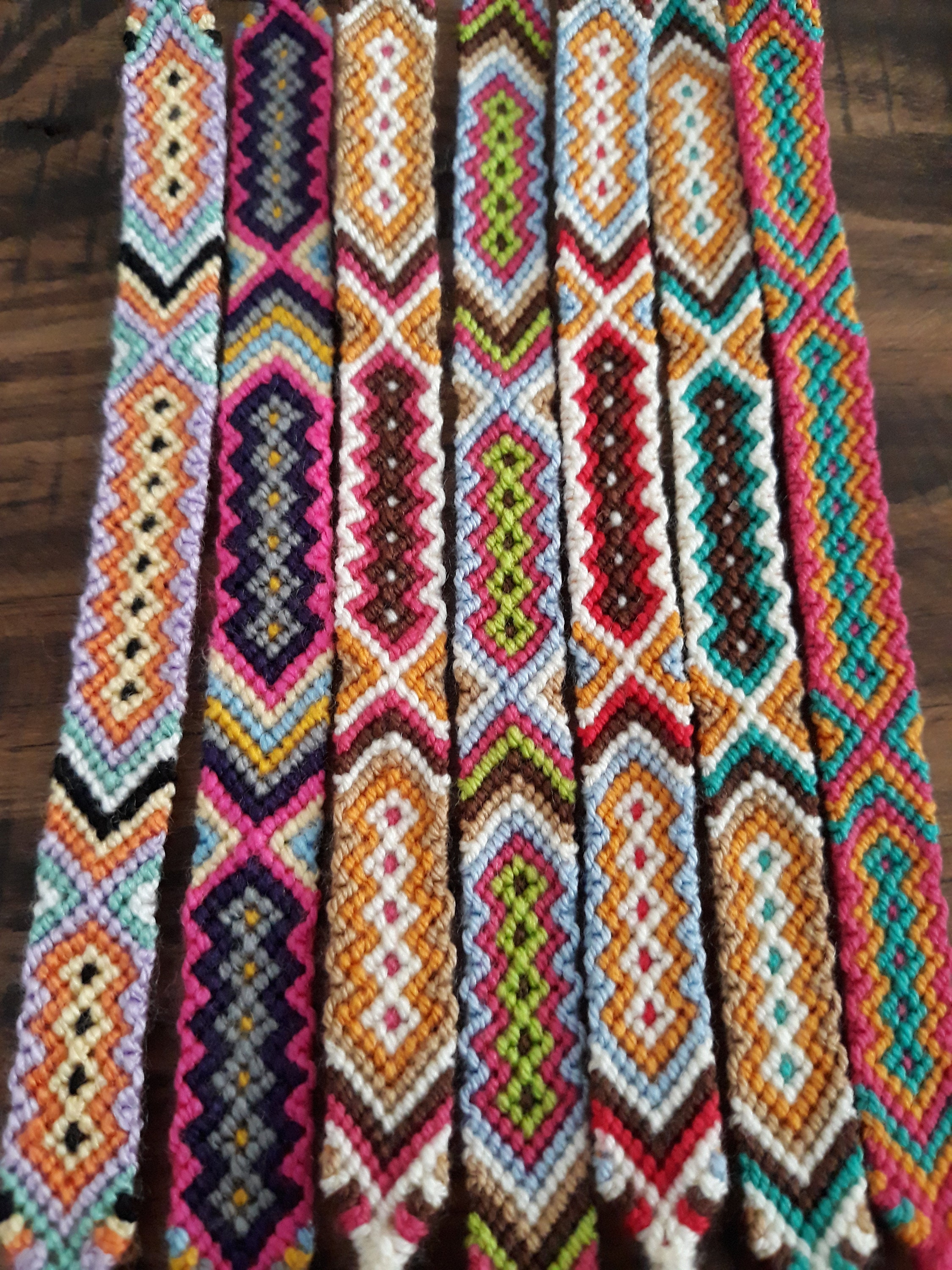 Aztec Friendship Bracelet Woven Summer Boho Jewelry Best - Etsy