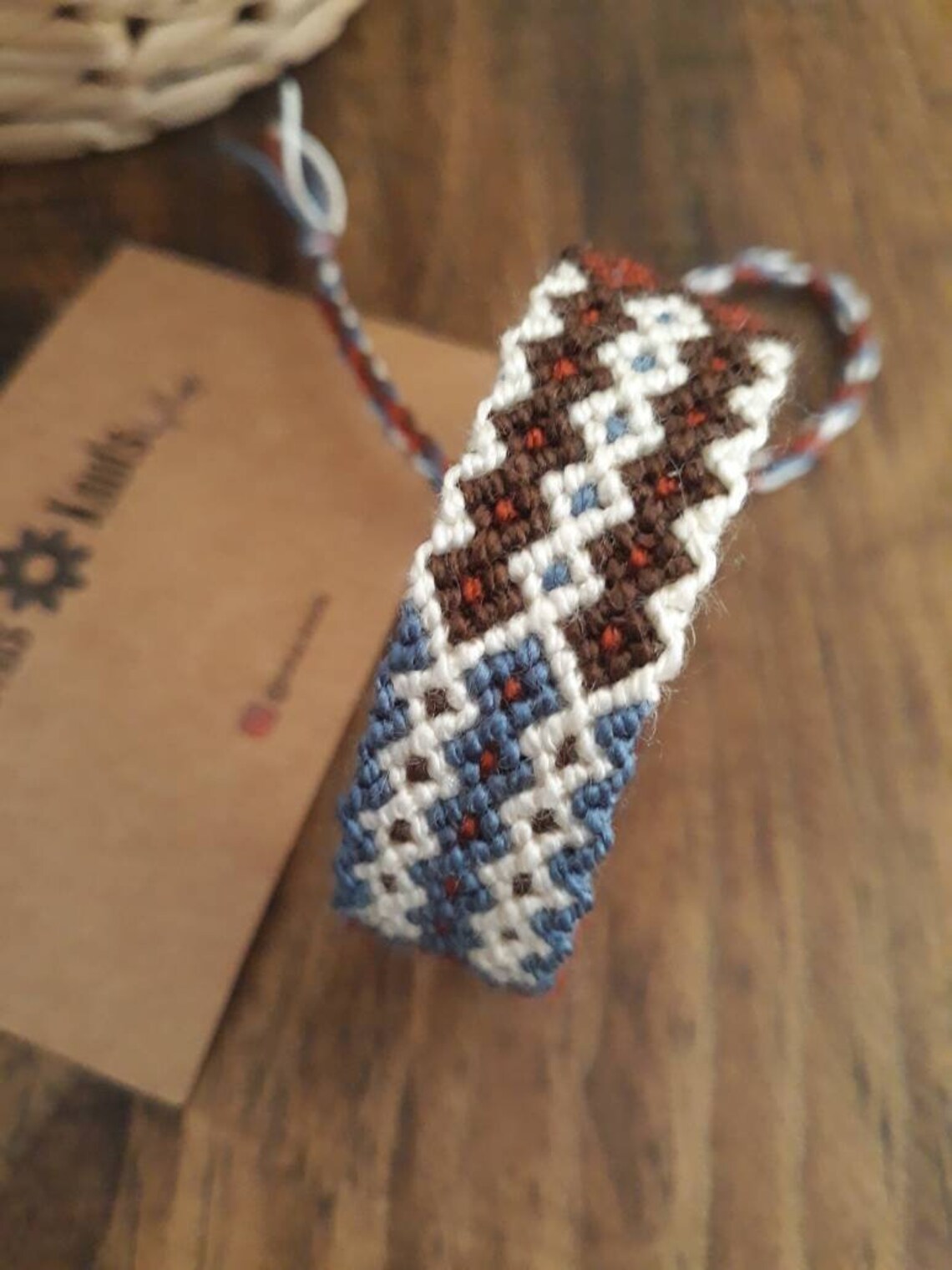 Wide Tribal Friendship Bracelet Woven Handcrafted Boho - Etsy