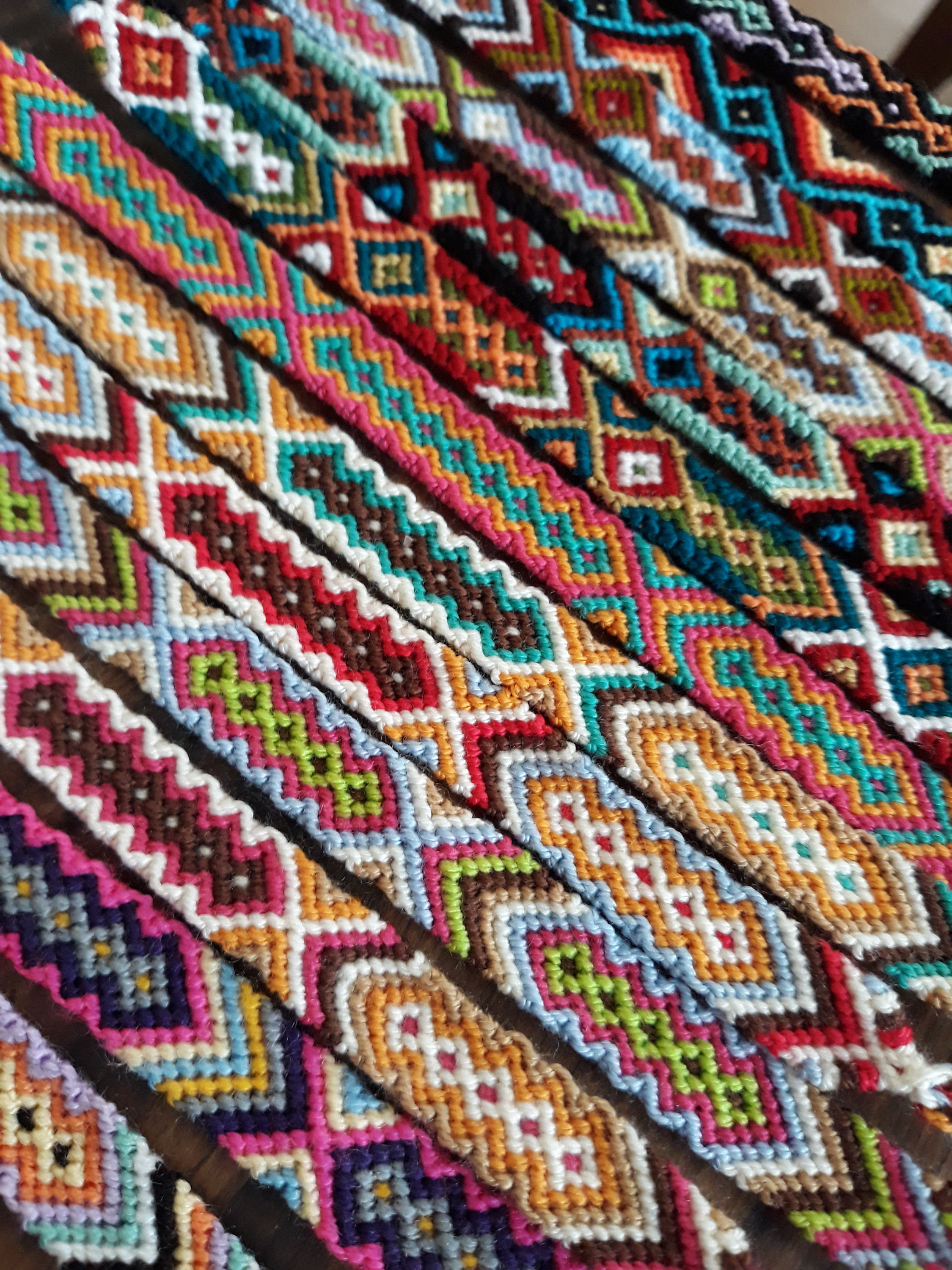 Aztec Friendship Bracelet Woven Summer Boho Jewelry Best - Etsy