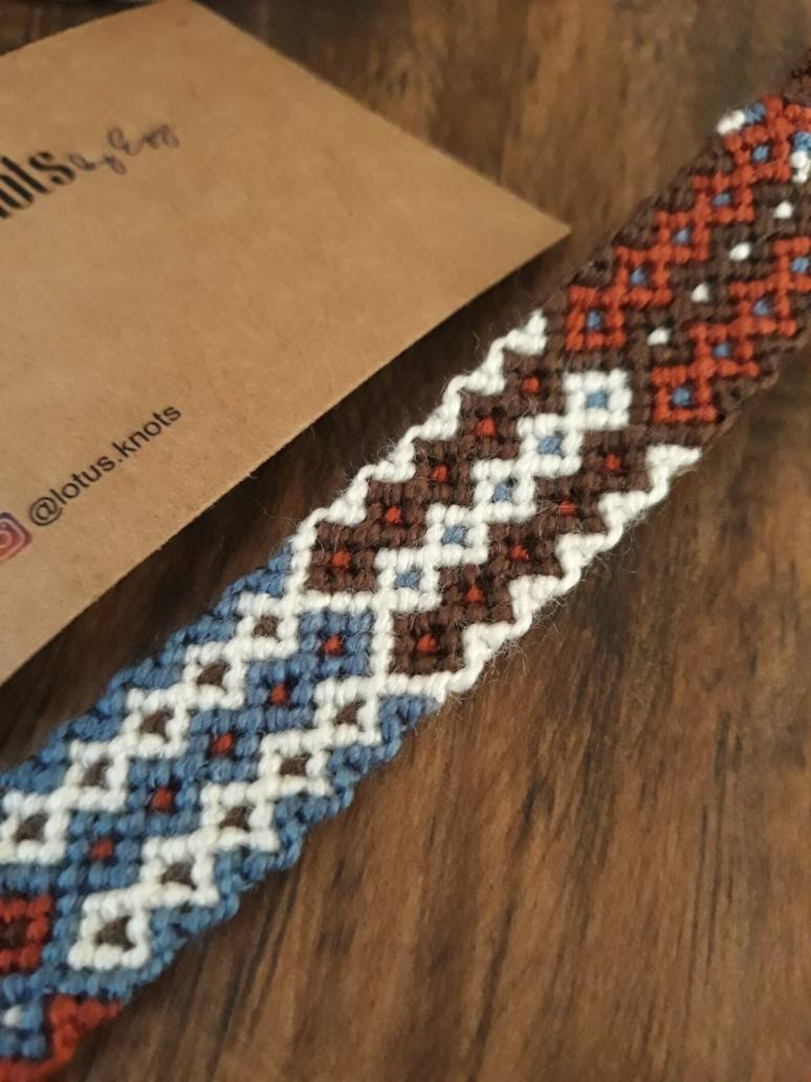 Wide Tribal Friendship Bracelet Woven Handcrafted Boho - Etsy