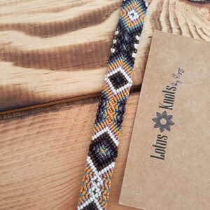 Aztec Friendship Bracelet Women, Men, String Diamond Bracelet Men, Boho ...