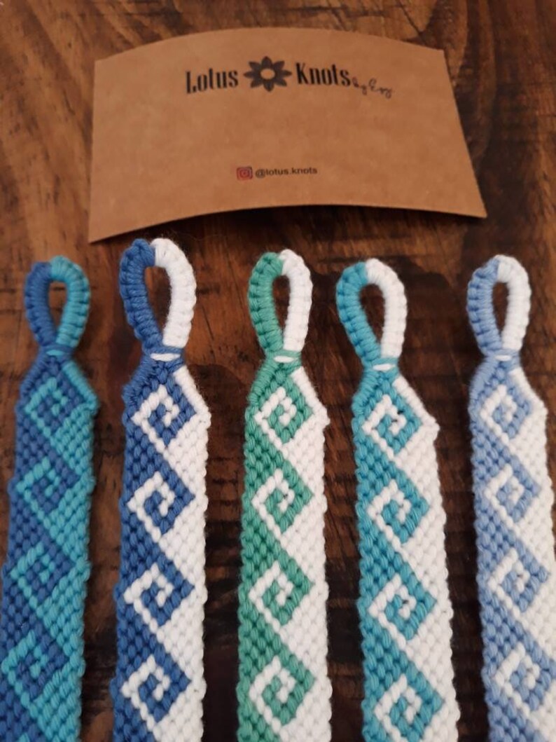 Handcrafted Ocean Waves Bracelet Surfer Friendship Bracelet - Etsy