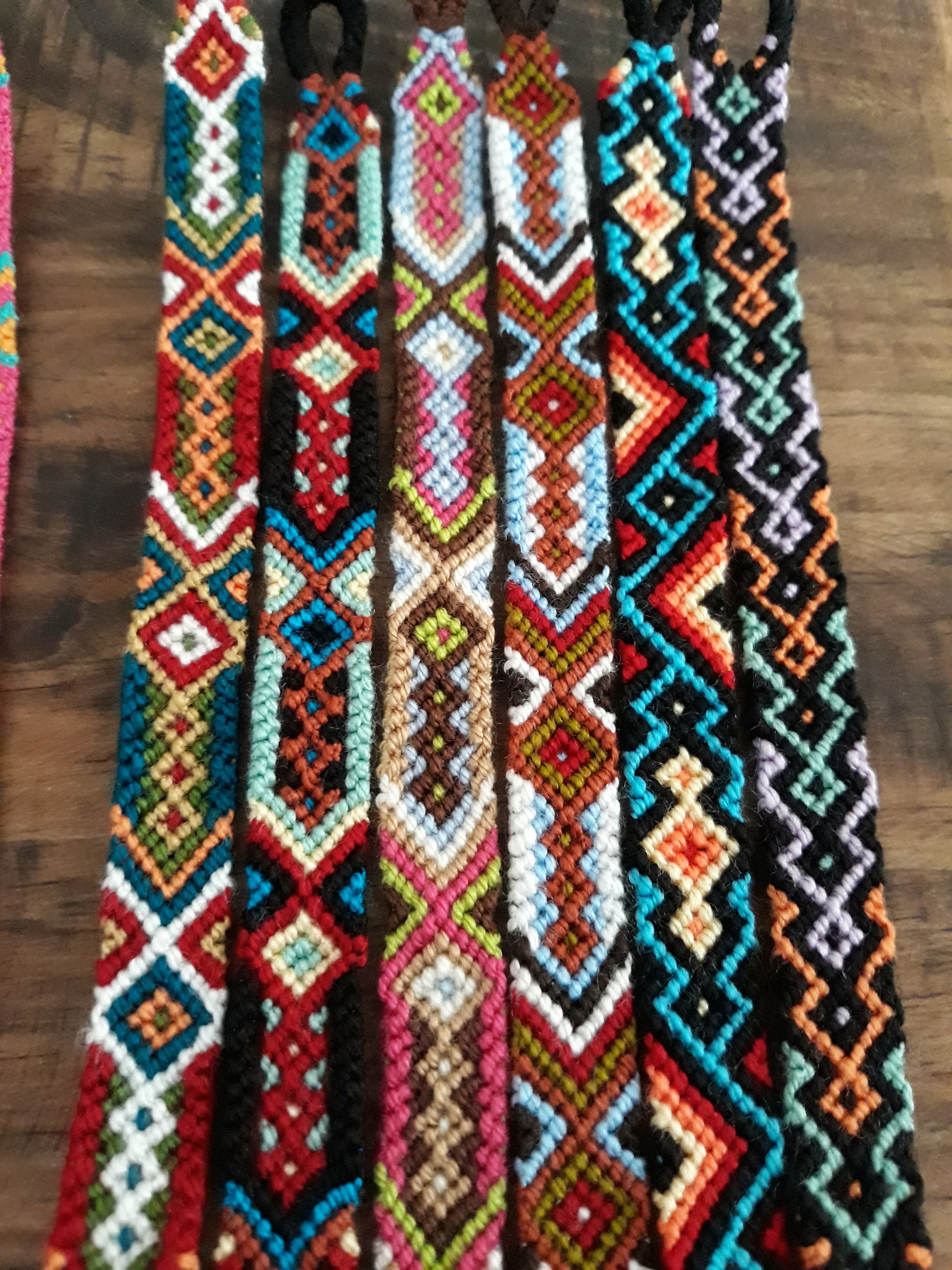 Aztec Friendship Bracelet Woven Summer Boho Jewelry Best - Etsy