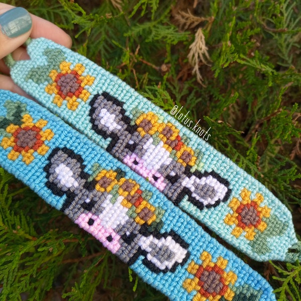 Cow Charm Bracelet - Etsy