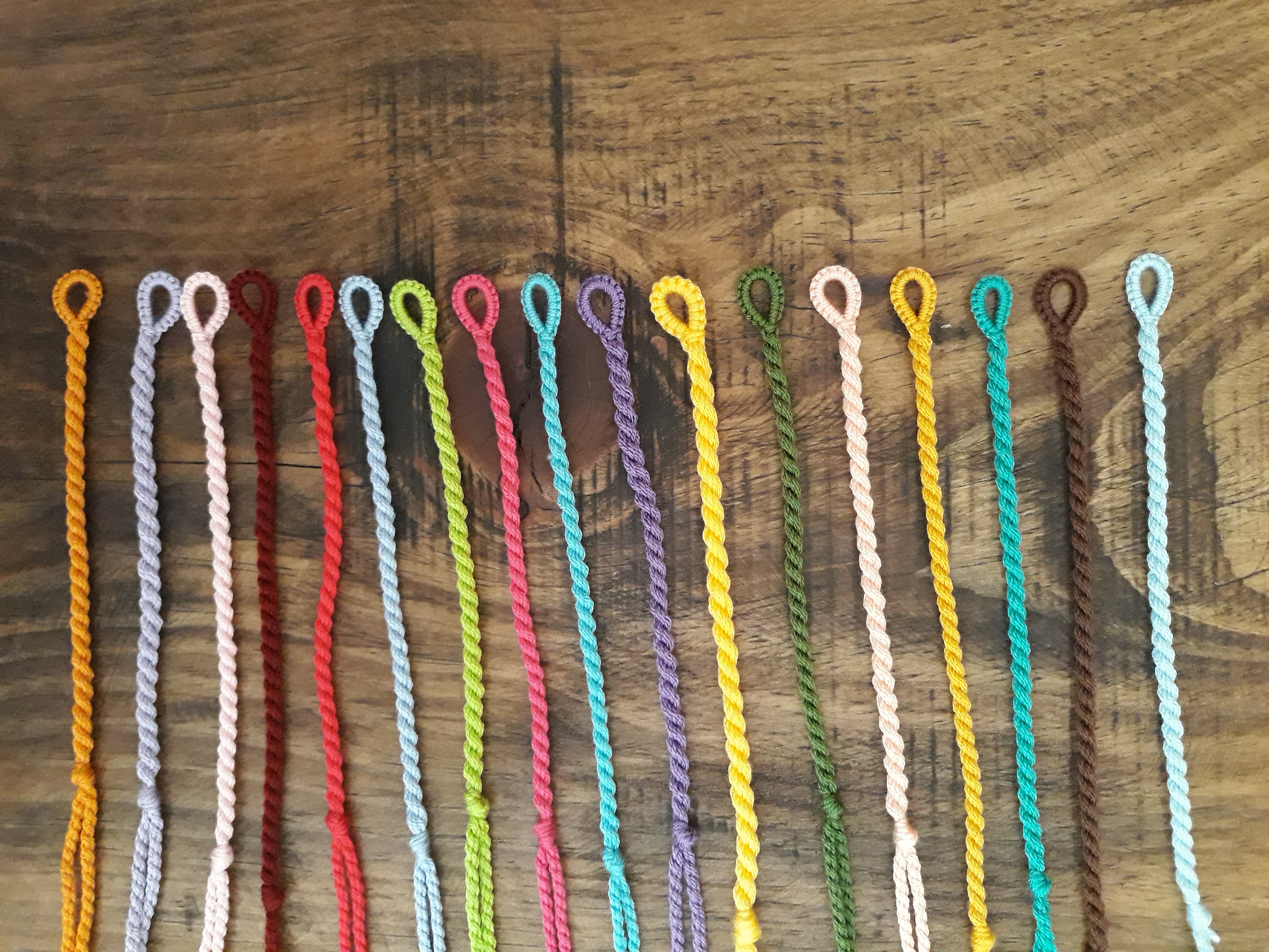 Bulk String Bracelets, Woven Thread Boho Jewelry, Best Friend Gift ...