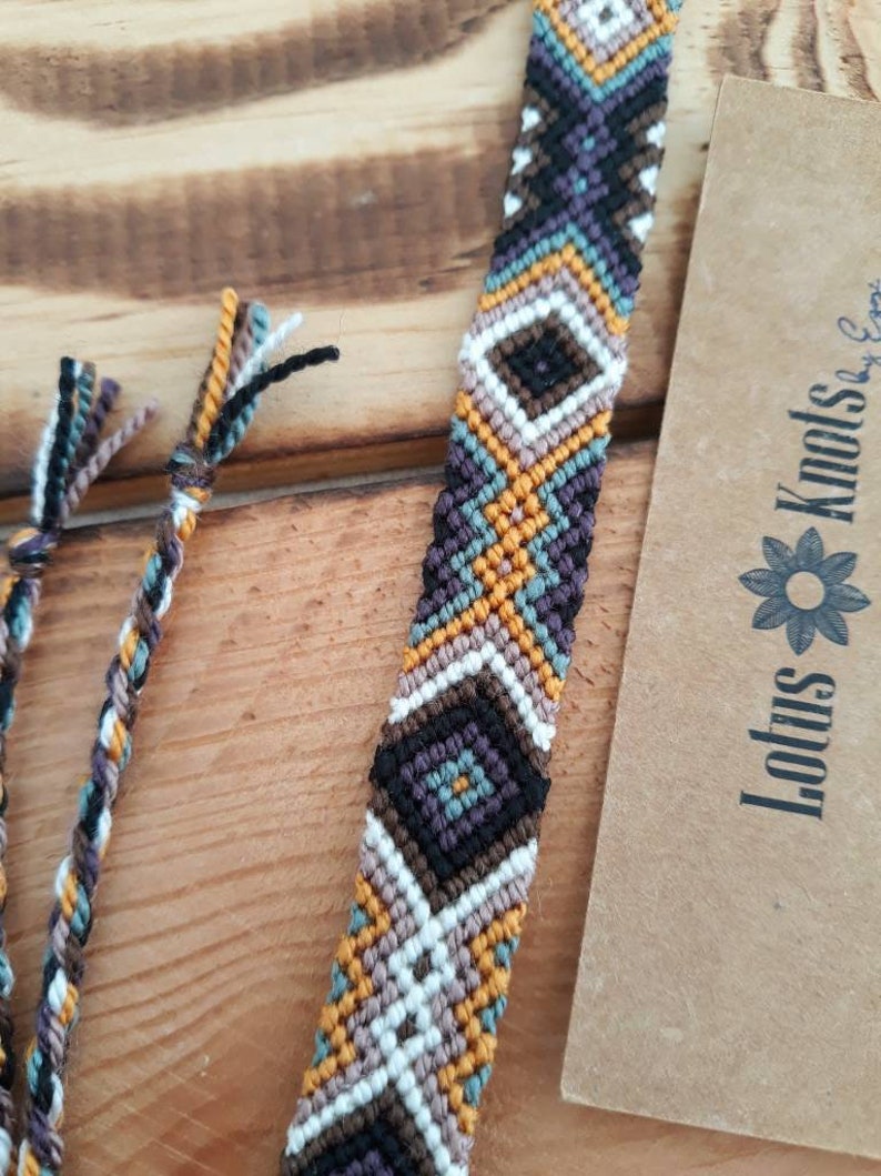 Aztec Friendship Bracelet Women Men String Diamond Bracelet - Etsy
