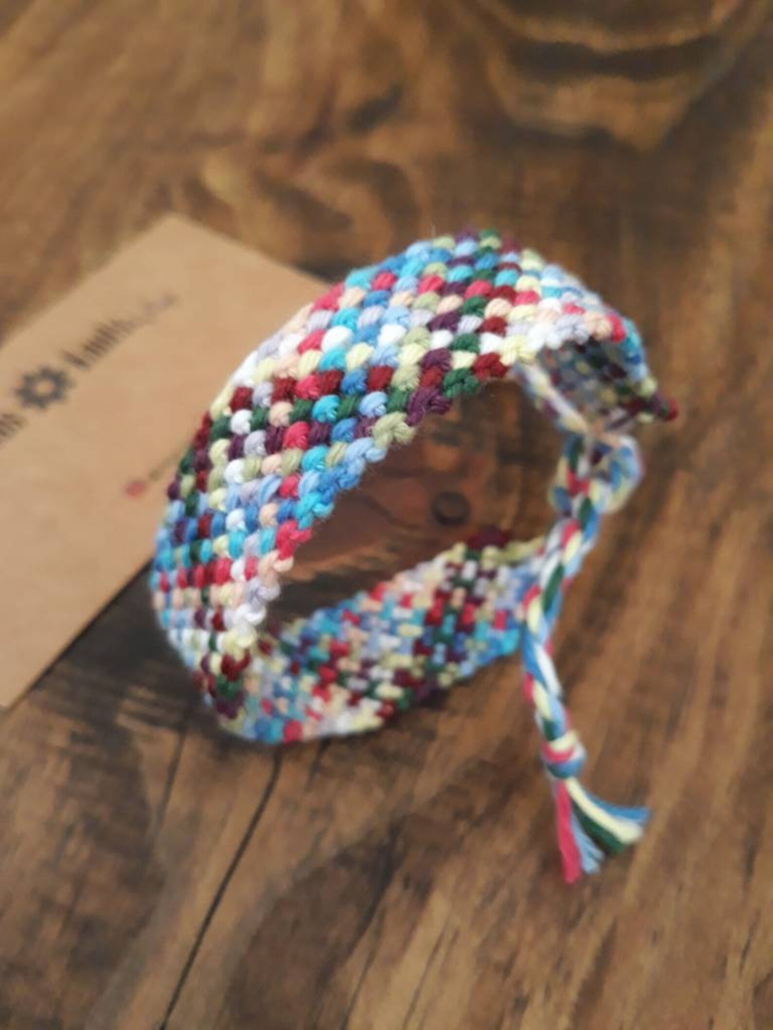 Colorful Plaid Weaving Friendship Bracelet for Girl, Women, Men ...