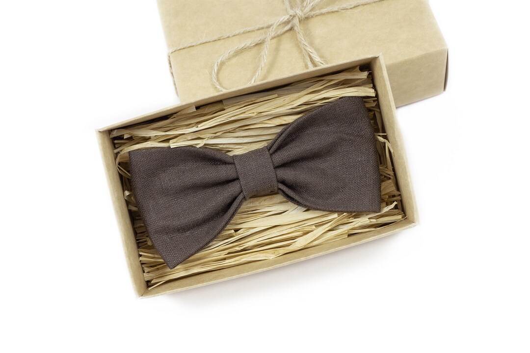 Cocoa Brown Color Pre-tied Butterfly Tie for Men Available With ...