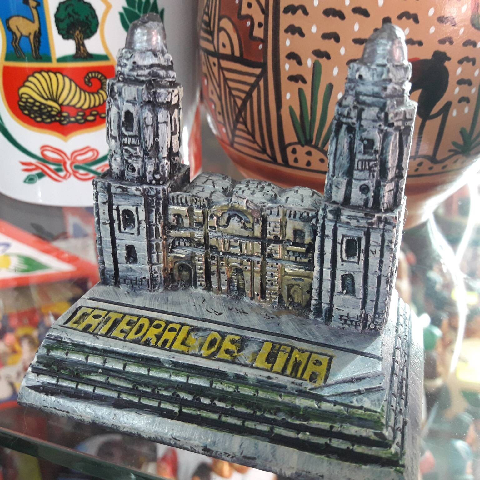 INCA crafts at Machu Picchu scale and Lima Cathedral | Etsy