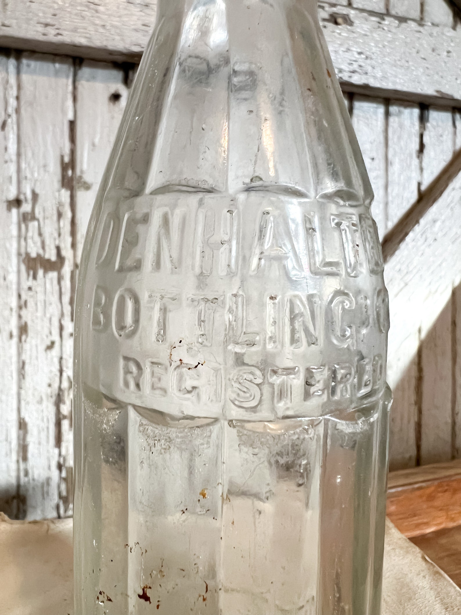 Vintage Denhalter Bottling Company Soda Bottle - Etsy