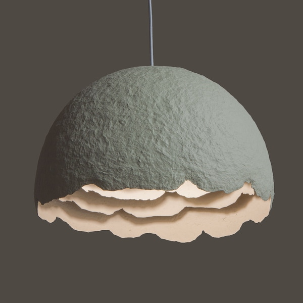 Paper Pulp Lamp - Etsy UK