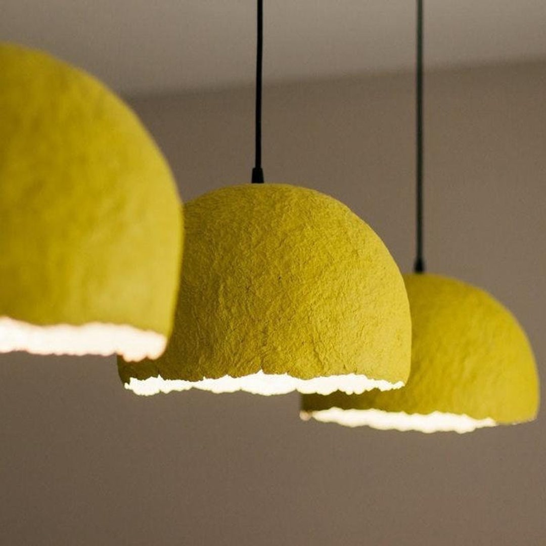 Modern Form Lighting Pendant Lighting Decor Papier Mache Hanging ...