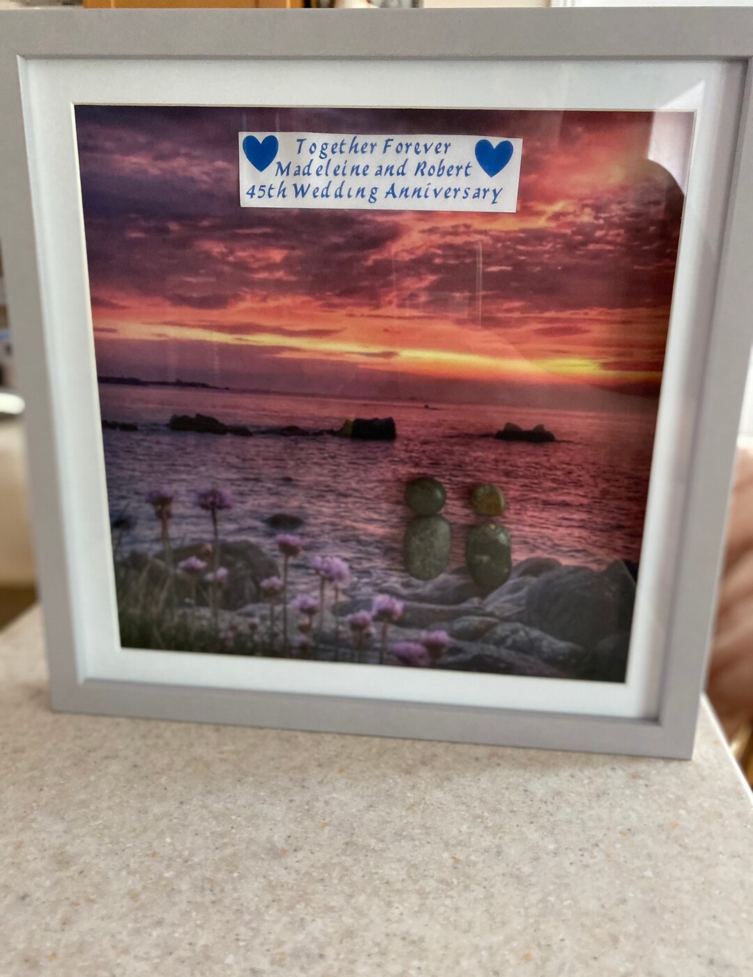 Pebble Art Frames - Etsy