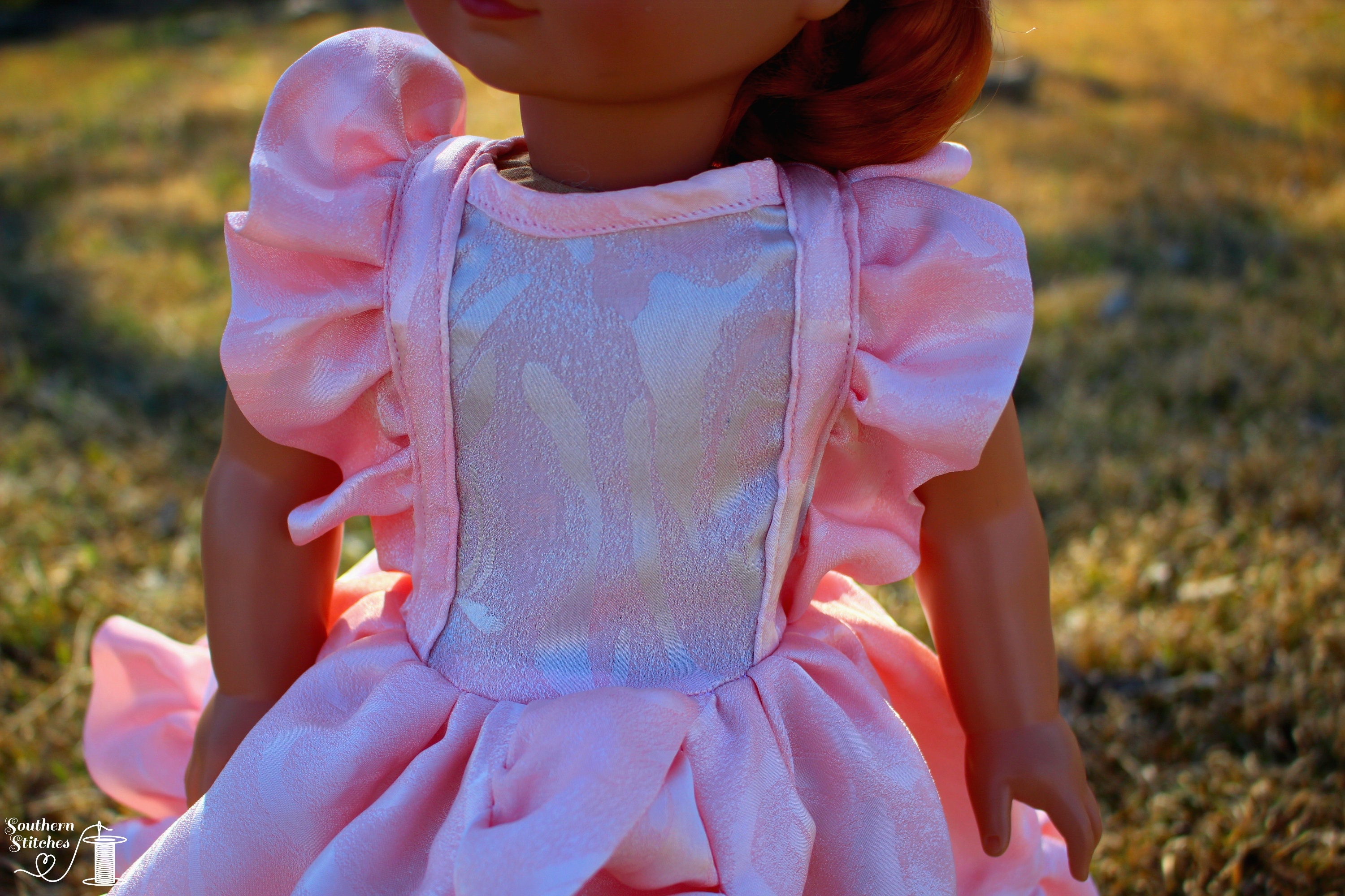 Pink Princess Doll Dress/gown With Pettiecoat for 18 Inch Doll ...