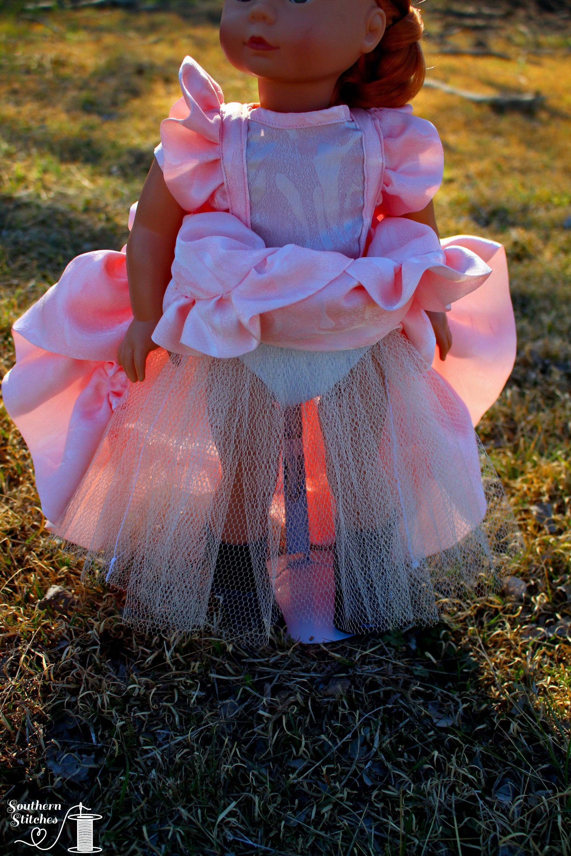 Pink Princess Doll Dress/gown With Pettiecoat for 18 Inch Doll ...