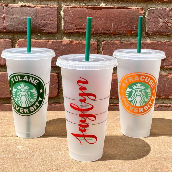 Personalized Starbucks Cup - Etsy
