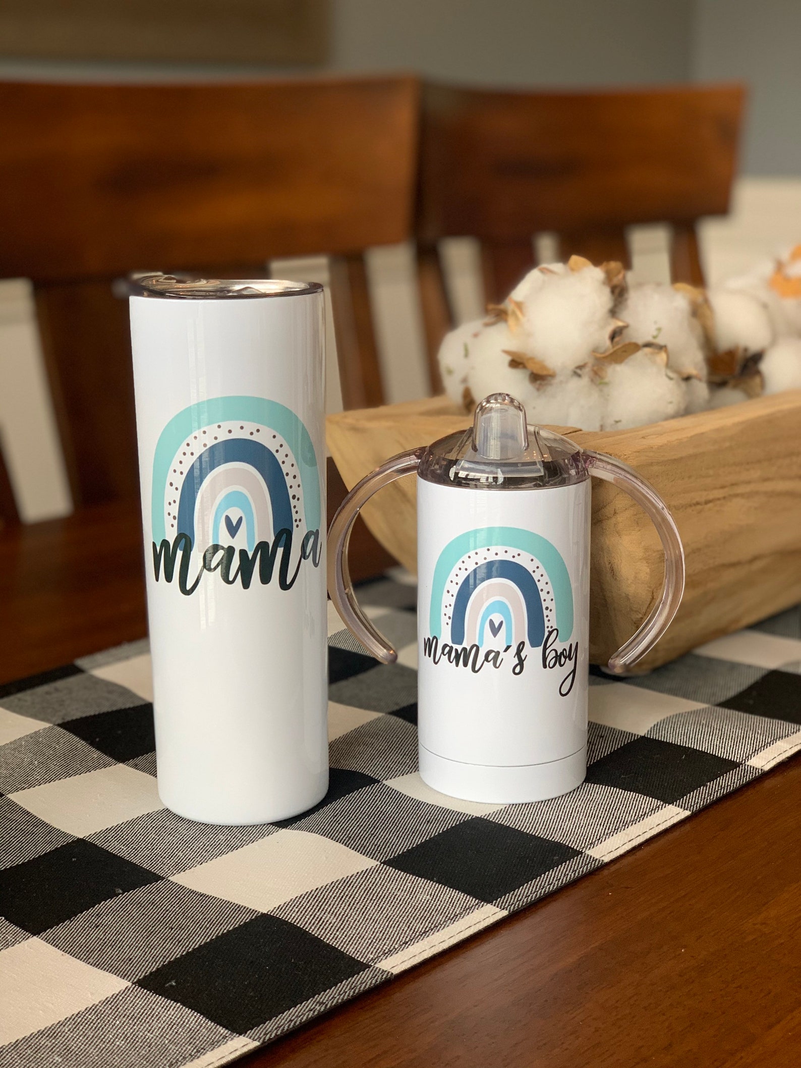 Mother and Son Matching Cup Set - Etsy