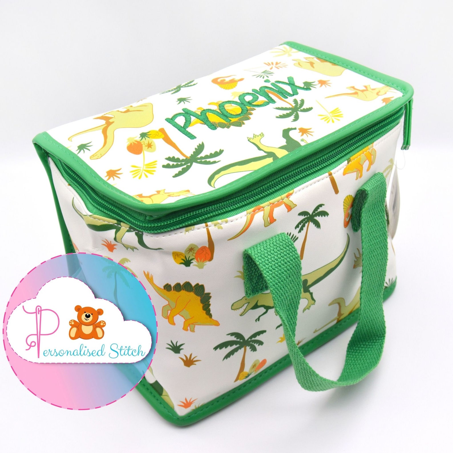 Personalised Embroidered Kids Lunch Box Bag Back to School - Etsy UK