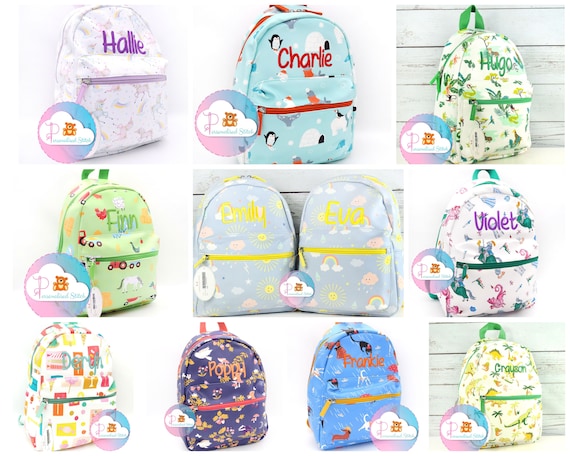 Personalised Girls & Boys Backpack Kids Back to School - Etsy