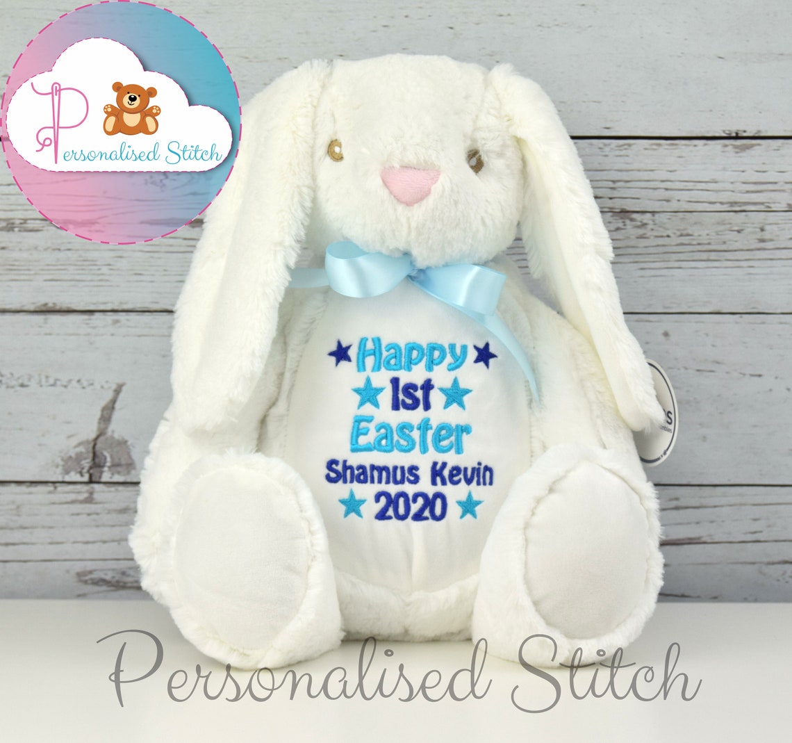 Personalised Bunny Rabbit Teddy Bear / Easter Bunny Gift/ | Etsy