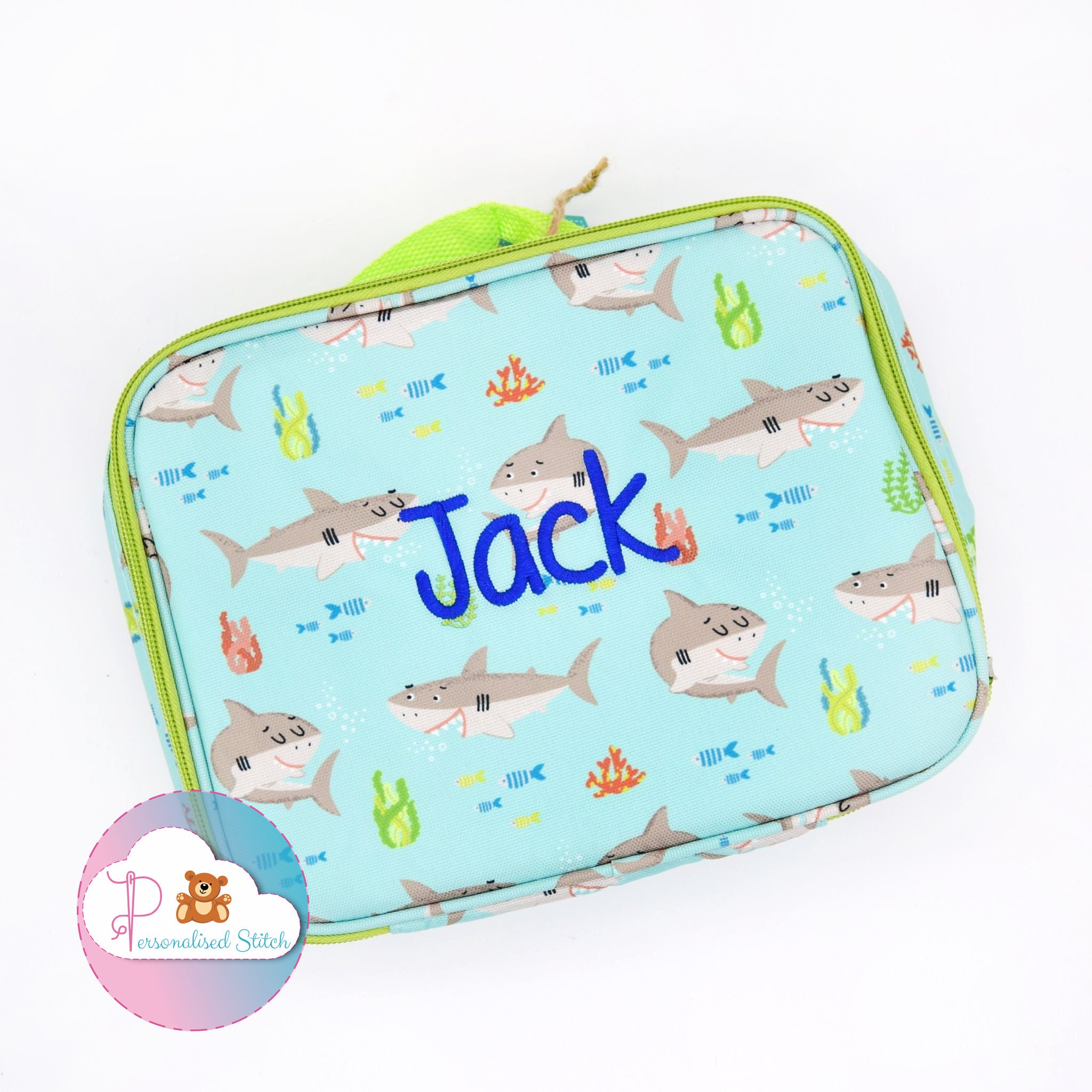 Personalised Embroidered Lunch Box Back to School Kids Boys - Etsy UK