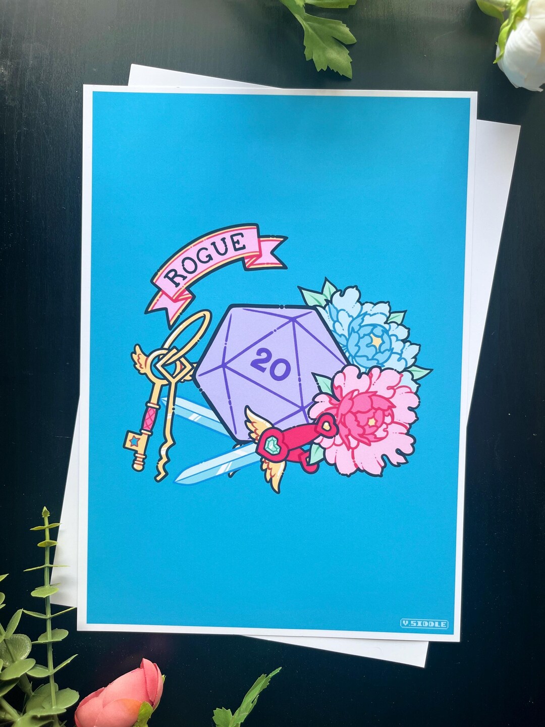 Dnd Class Prints A4 - ROGUE - Magical Girl Inspired - Etsy