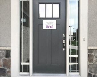 Please Knock Softly - Etsy