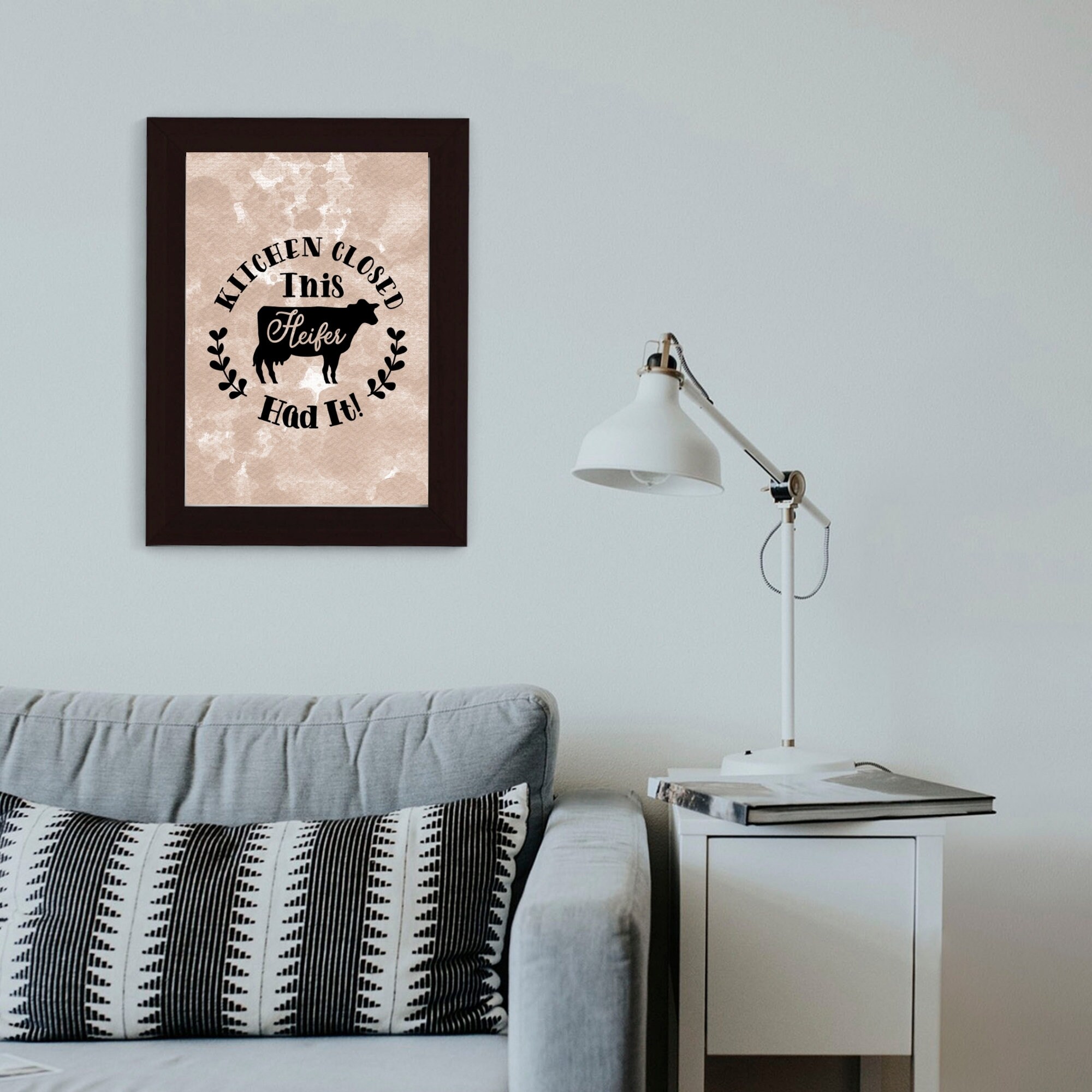 Kitchen closed this Heifer had it Kitchen quote Printable | Etsy