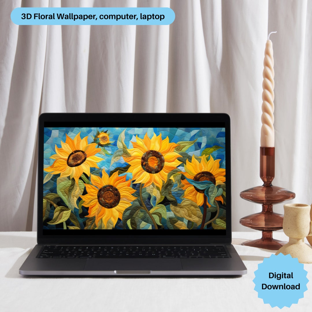 Sunflower Quilt Desktop Bliss: Elevate Your Screen With Radiant ...