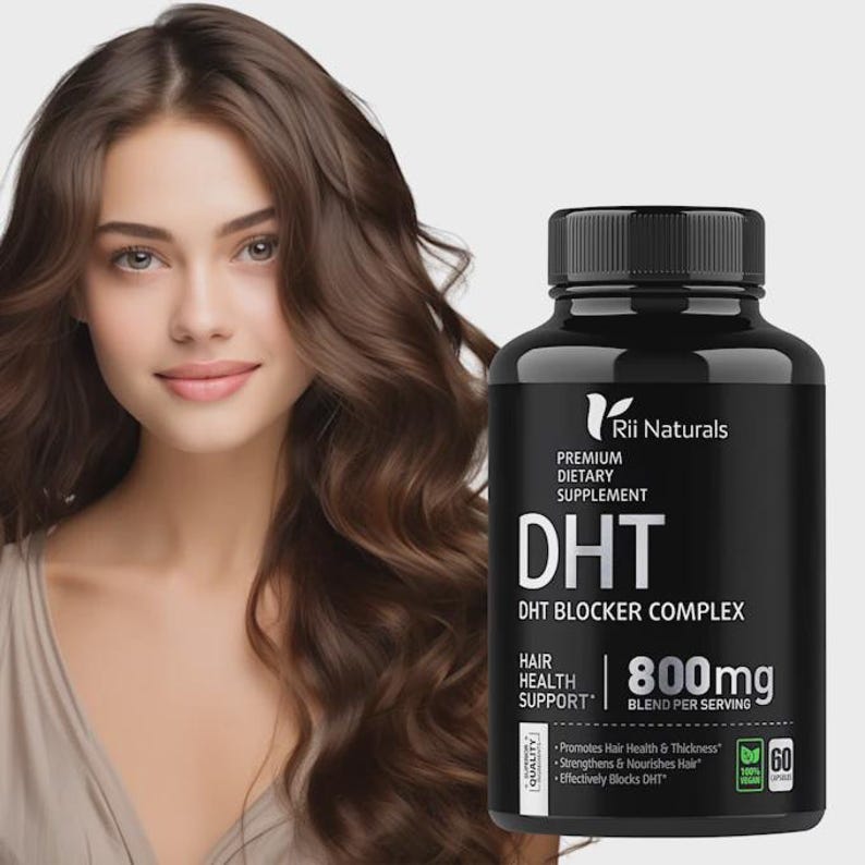 DHT Blocker Hair Fast Growth Pills With Saw Palmetto to Prevent Hair ...