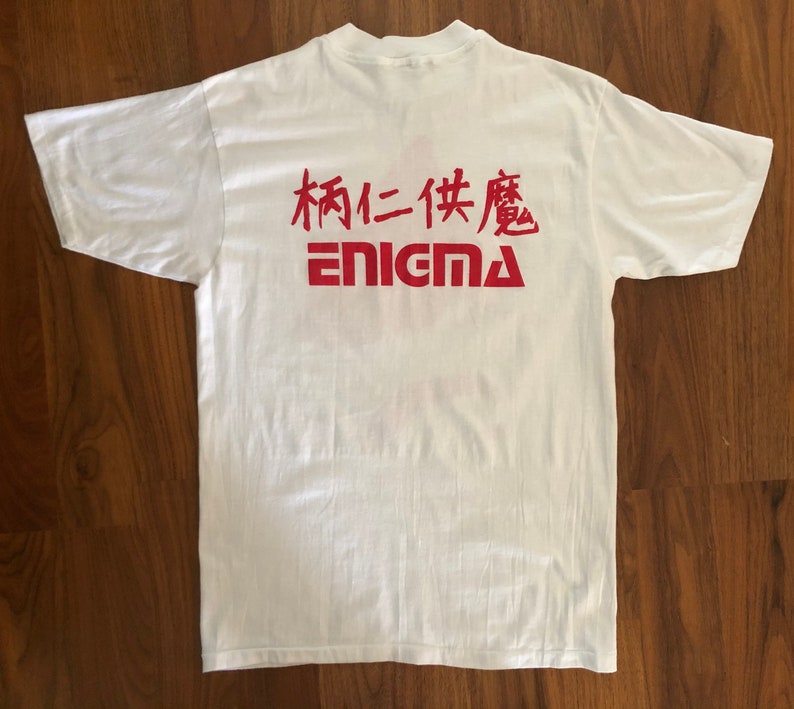 RARE Vintage Enigma Records T Shirt Stryper Agent Orange GG Allin Dead ...