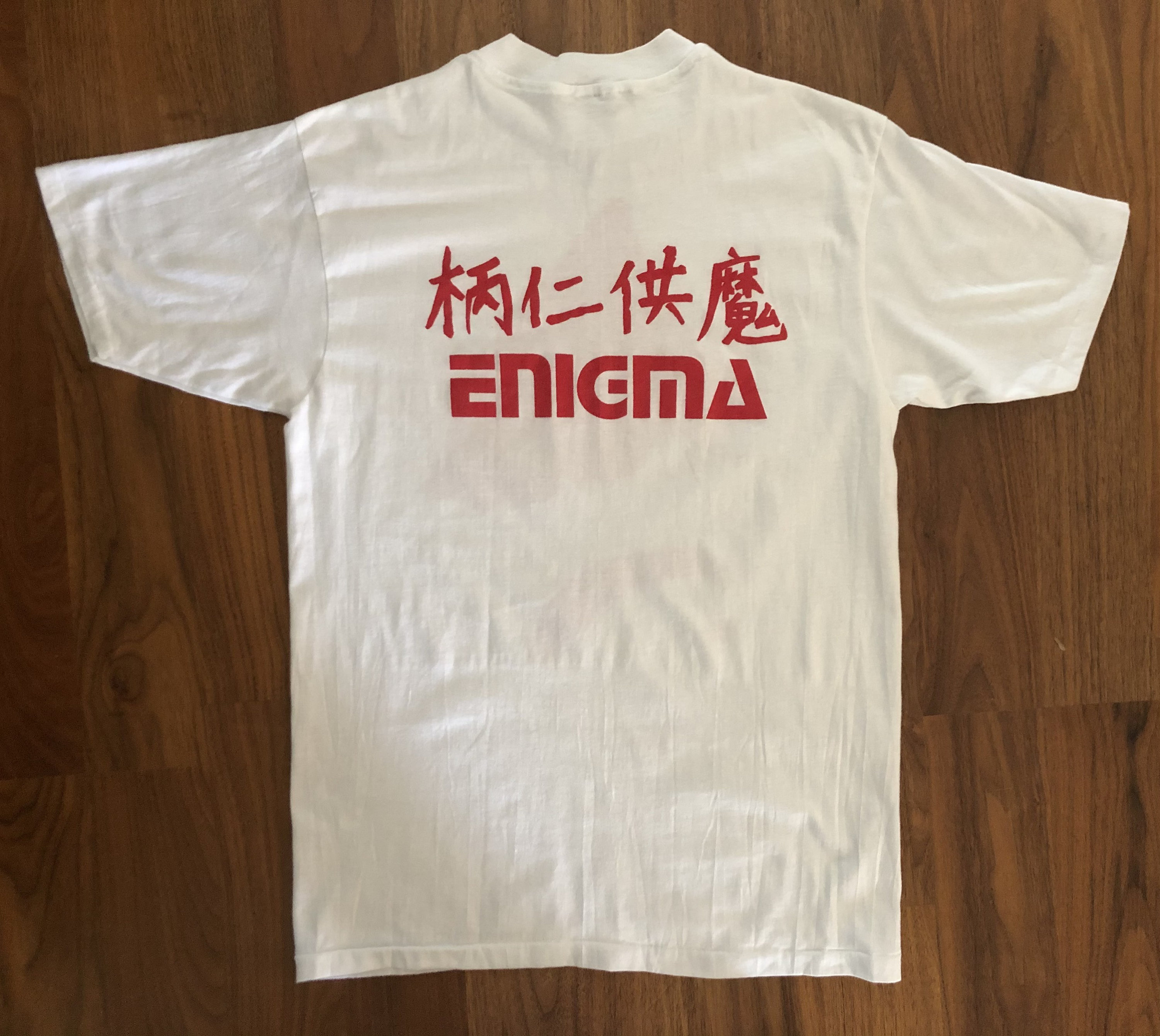 RARE Vintage Enigma Records T Shirt Stryper Agent Orange GG Allin Dead ...