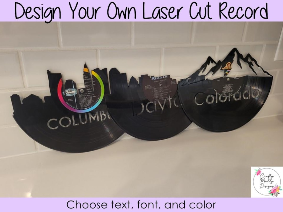 Laser Cut Vinyl Record - Music Decor, Wedding Gift, Anniversary - Etsy