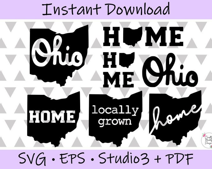 Ohio in Script Style Font 3D Printed - Etsy