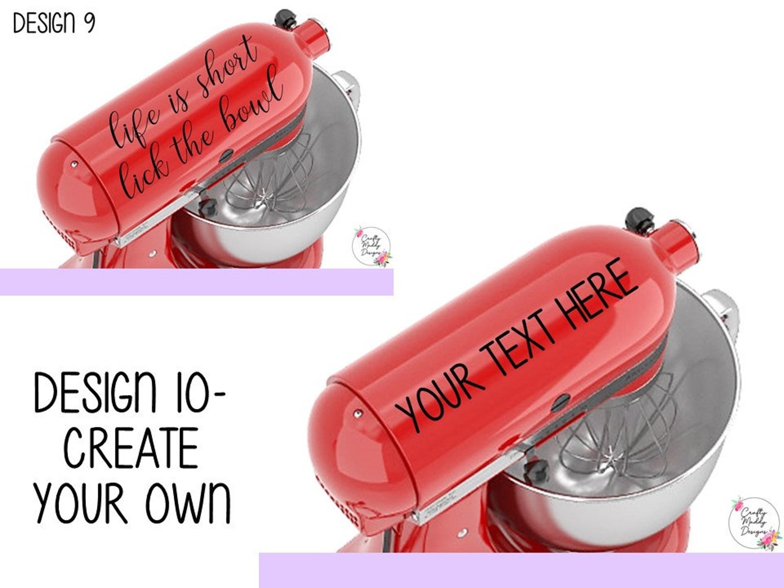 Vinyl Decal for Kitchen Mixer- Choose Your Color and Design - Etsy