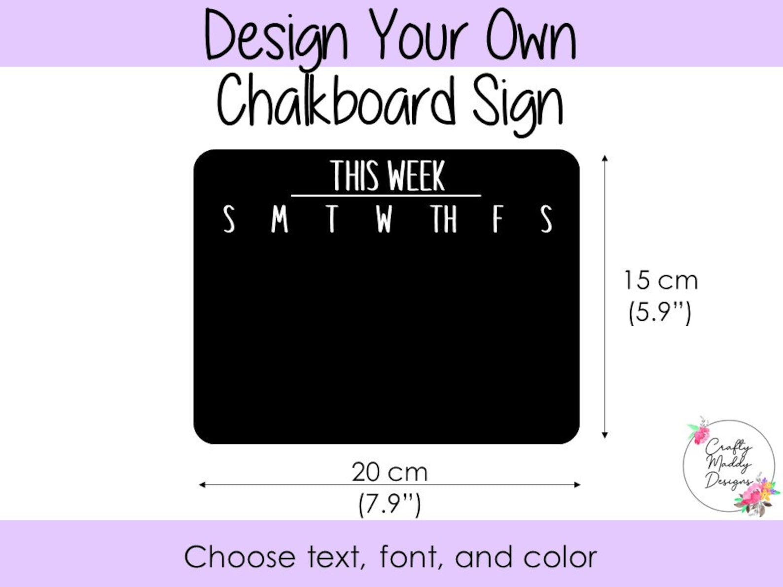 Custom Chalkboard Sign Choose Your Font Color and Text - Etsy