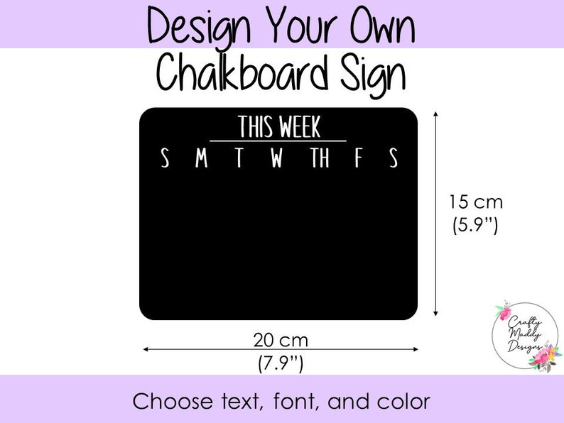 Custom Chalkboard Sign Choose Your Font Color and Text - Etsy