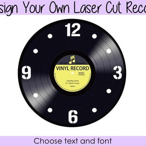 Laser Cut Vinyl Record - Music Decor, Wedding Gift, Anniversary - Etsy