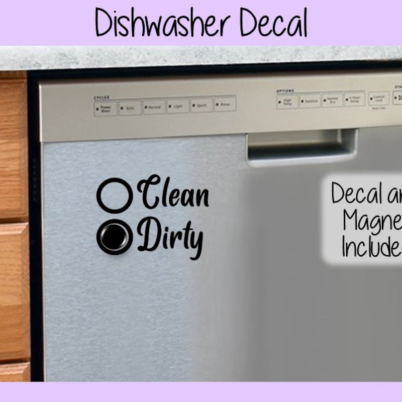 Dishwasher Decal - Etsy